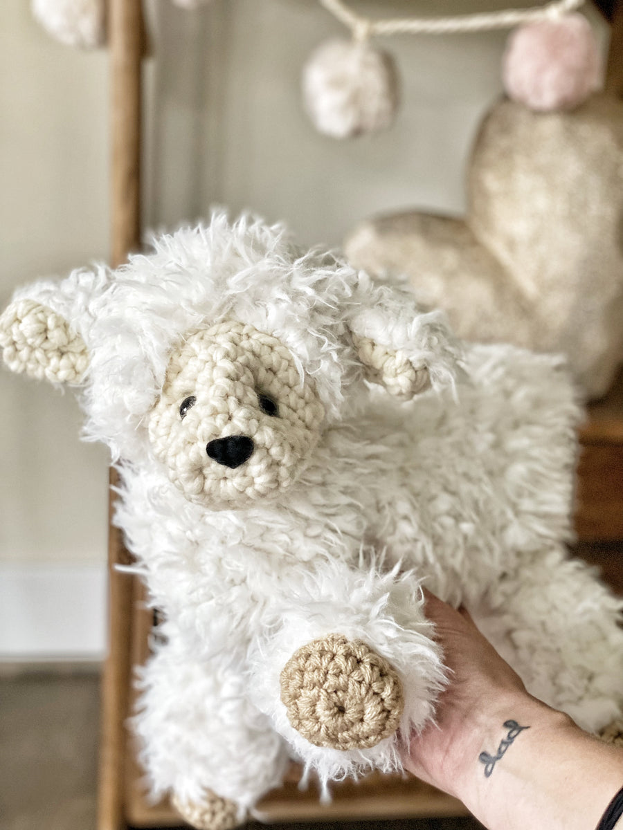 Ivory Sheep Plush | Handmade Stuffed Animal Sheep For Nursery Decor ...